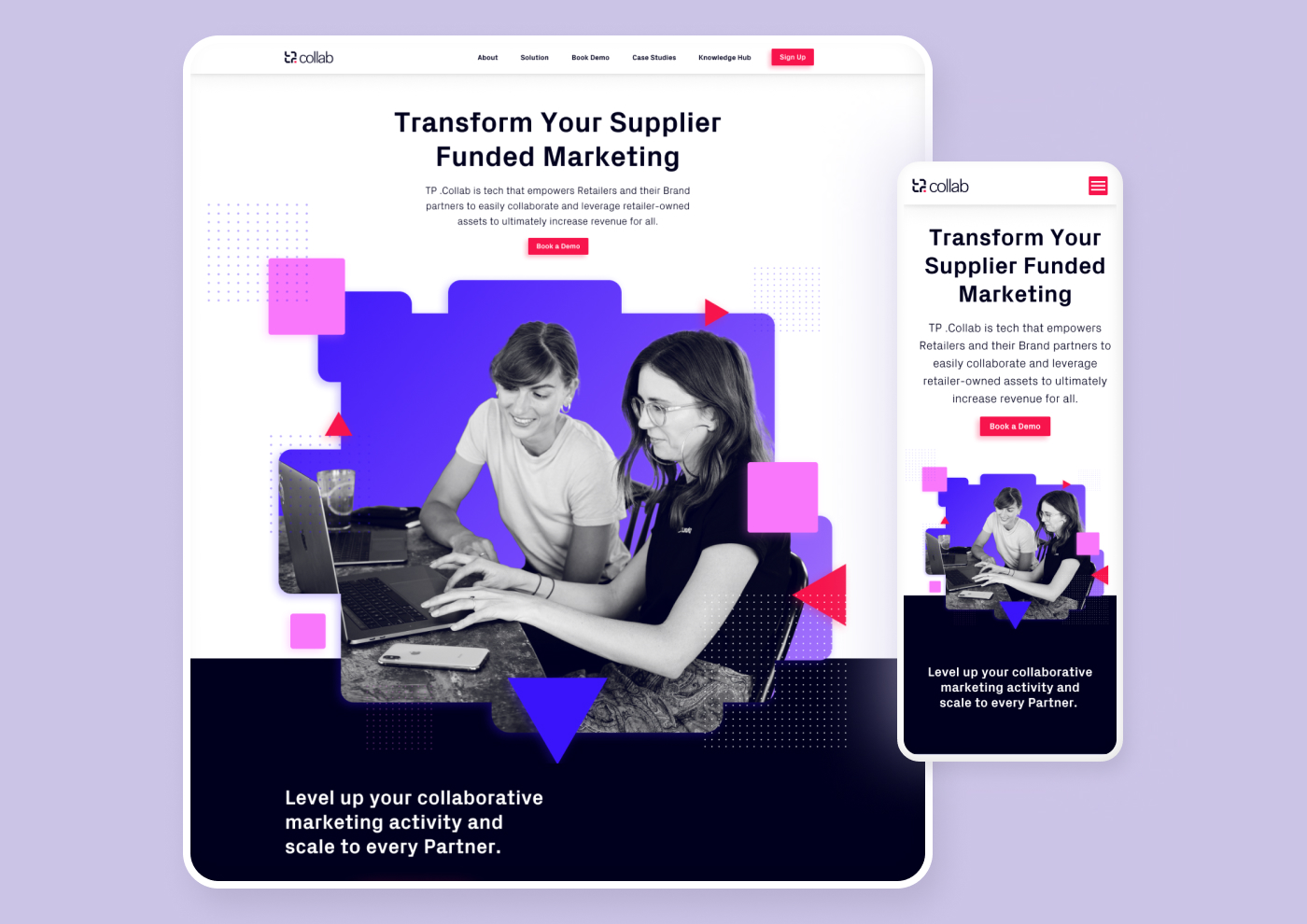 TP Collab | UX/UI Responsive Website - Edlon Design